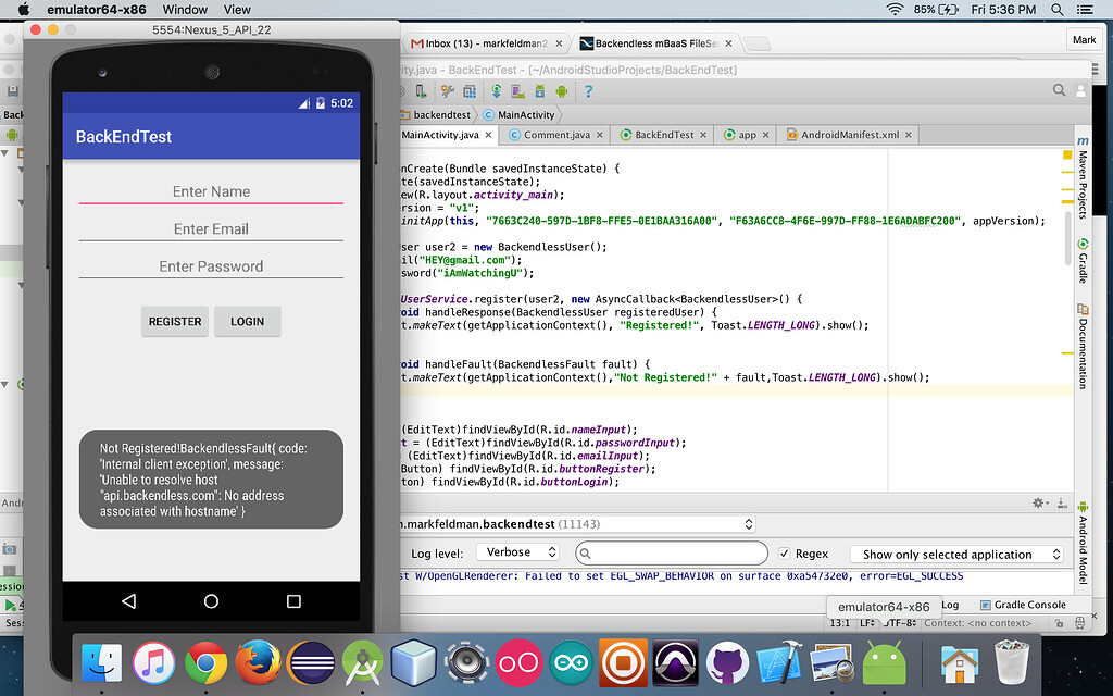 Checking If Current User is Logged In - Android - Backendless Support