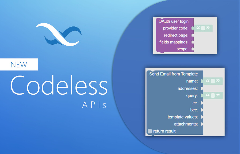 OAuth Codeless Blocks - General - Backendless Support