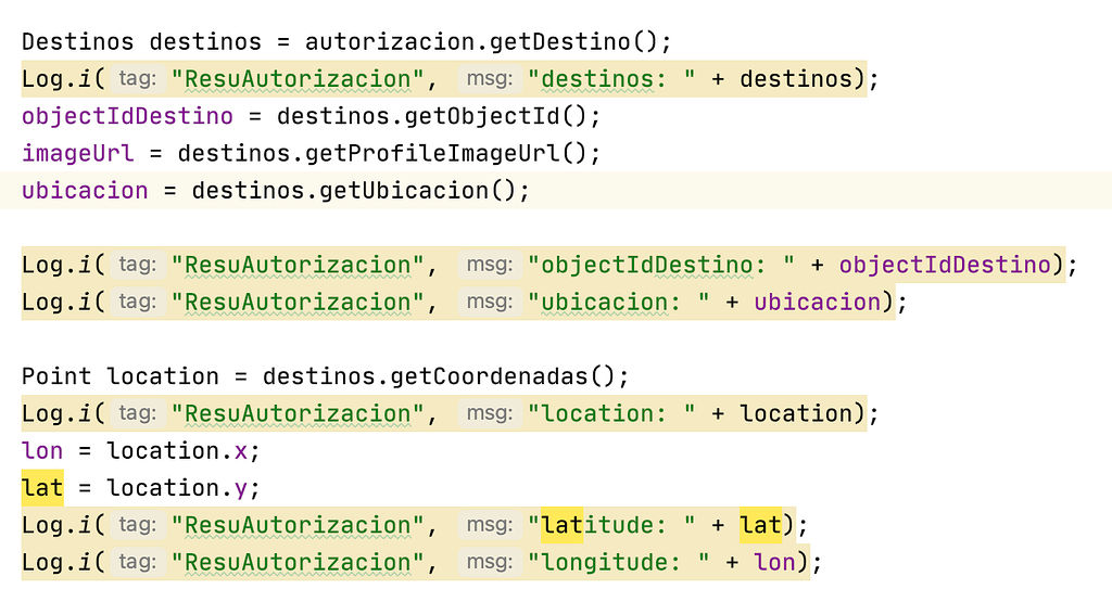 Retrieve Point in Android - Android - Backendless Support