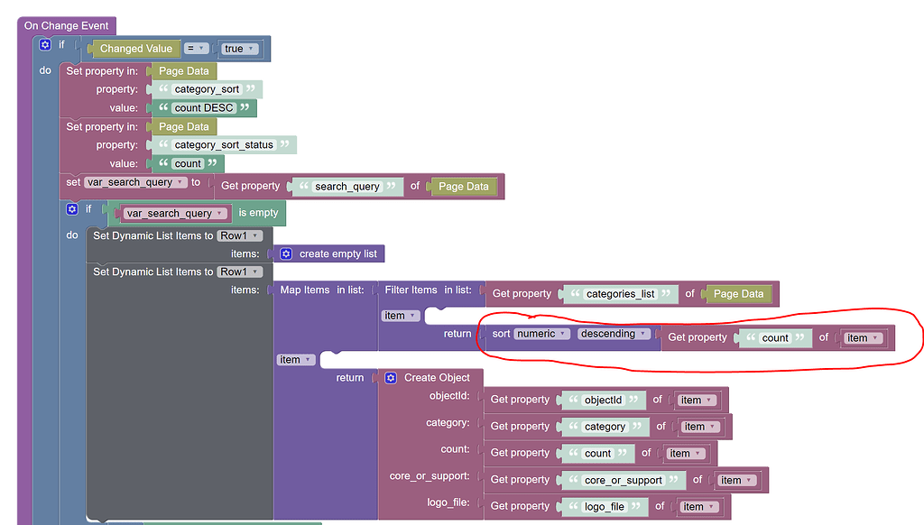 How to sort Codeless lists - Codeless - Backendless Support