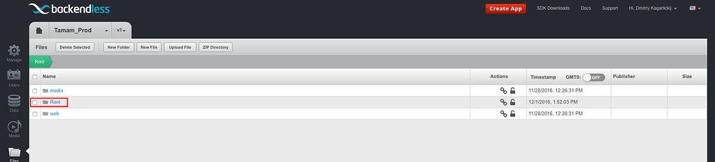 Data migration to new app: Importing files - General - Backendless Support