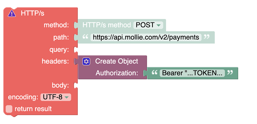 Http request with data in codeless block - Codeless - Backendless Support