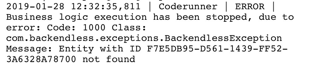 Timers Not Executing After Business Logic Error Server Code Backendless Support