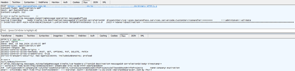 Request from .net library using custom domain results in Bad Request (400, Content type ...