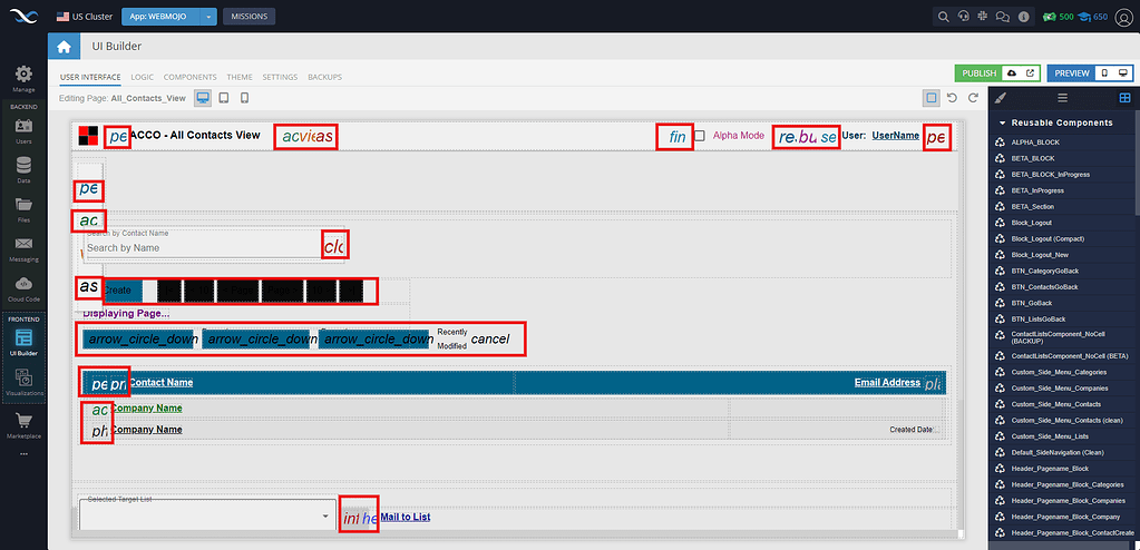 Icons Not Showing Properly in UI-Builder - UI Builder - Backendless Support Icons Not Showing Properly in UI-Builder - UI Builder - Backendless Support