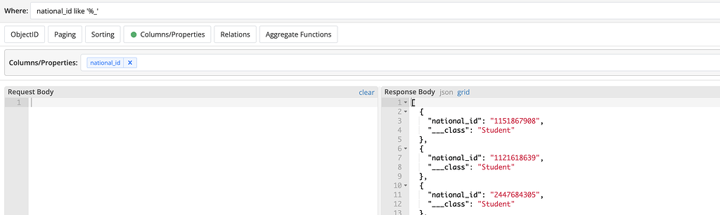 Search Query Using Like Issues General Backendless Support