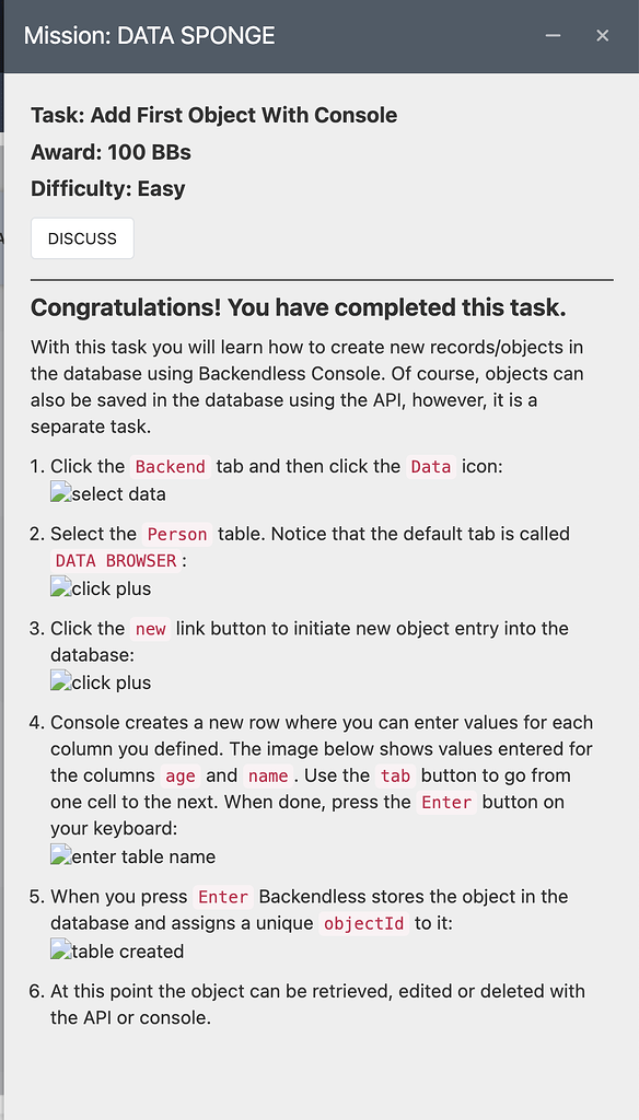 Mission images are not showing - Missions - Backendless Support
