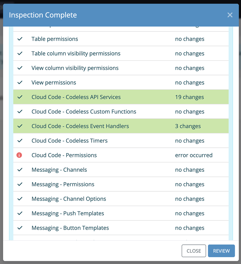 Sync Changes unusual behavior - Codeless - Backendless Support