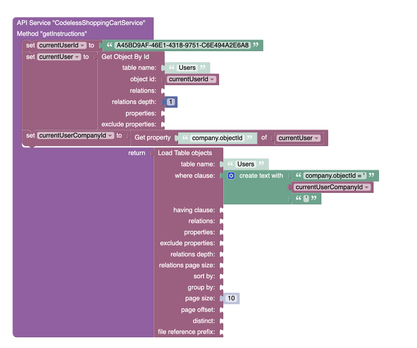 Getting a relation from current user - UI Builder - Backendless Support