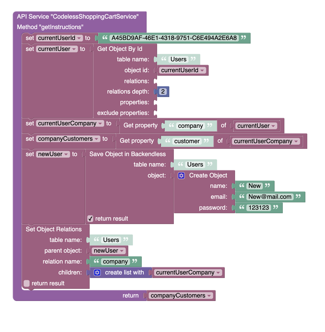Getting a relation from current user - UI Builder - Backendless Support
