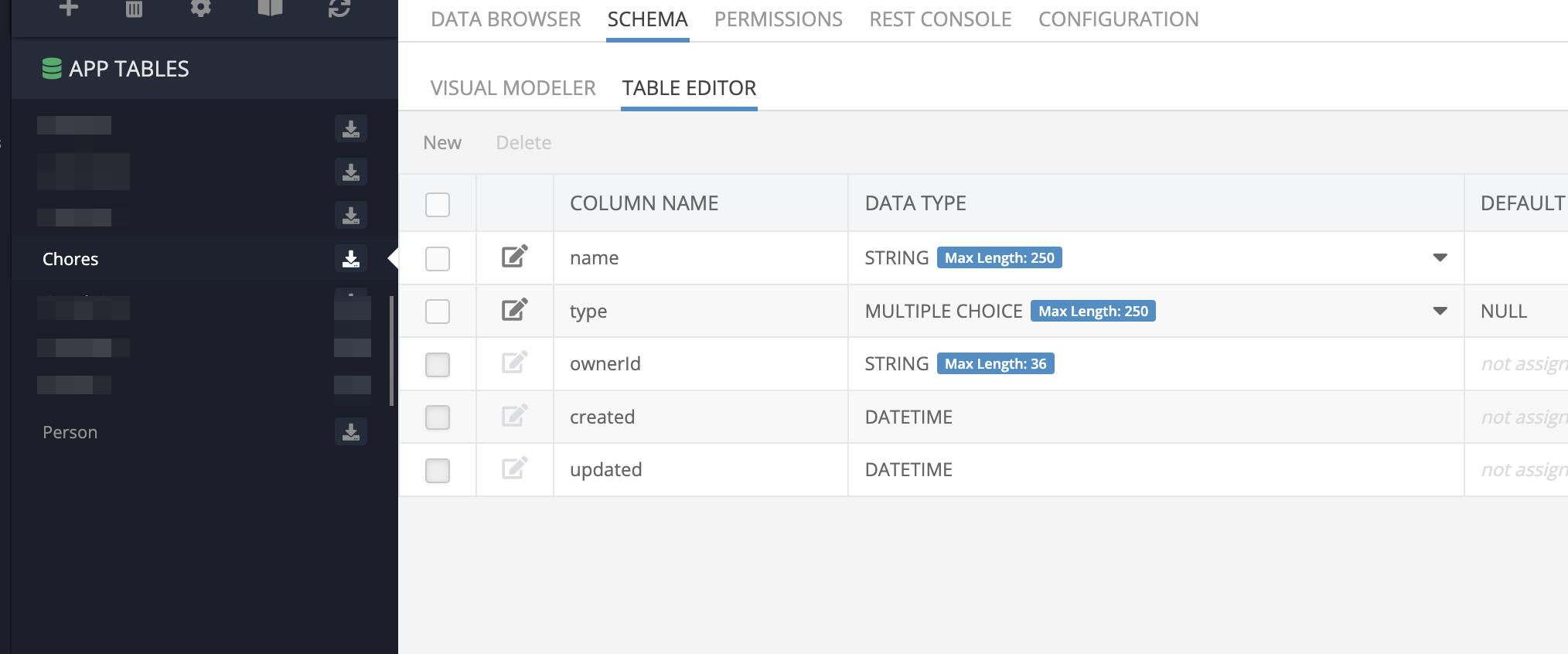Save True Boolean Properties to New Table - UI Builder - Backendless ...