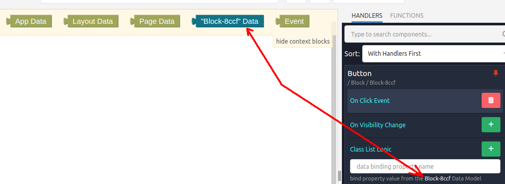 Reusable Component Accessing Inherited Data Model Ui Builder Backendless Support
