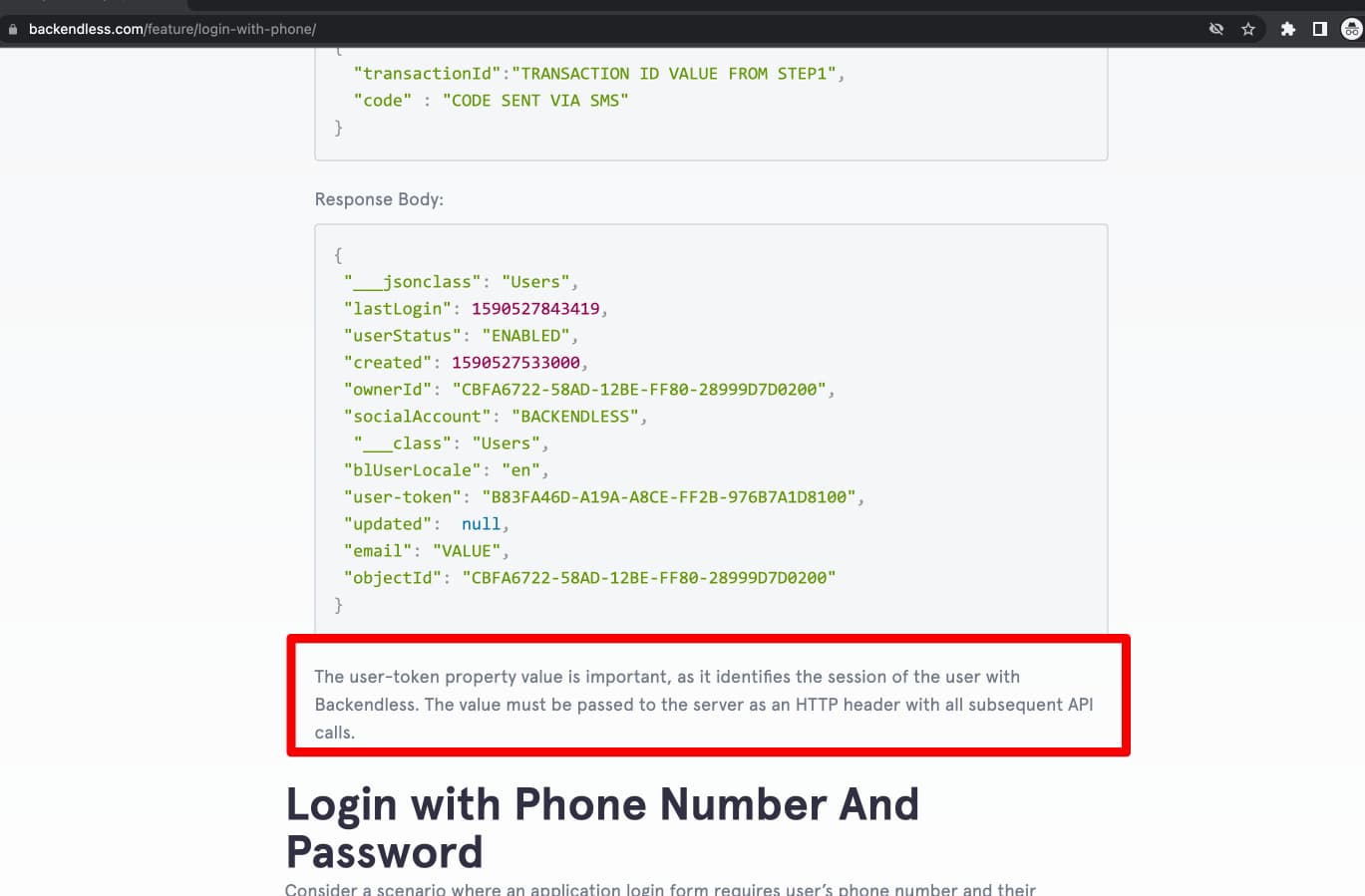 Add User Token To Headers In Js Sdk To Use After Login In Vue Js Javascript Backendless Support